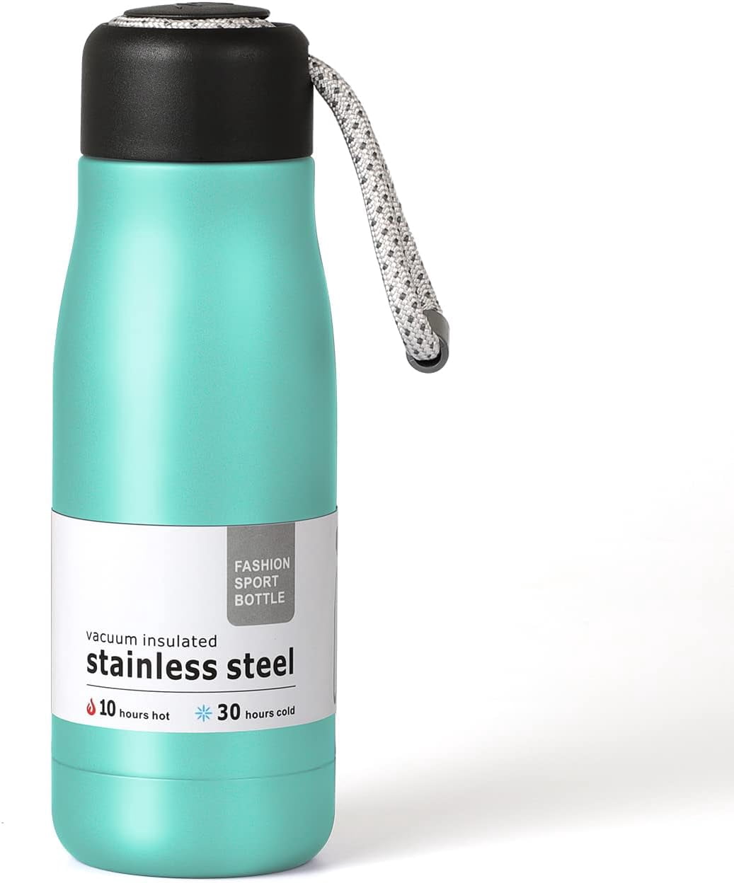 Small Water Bottle 12 oz, Insulated Water Bottle,Stainless Steel,Wide ...