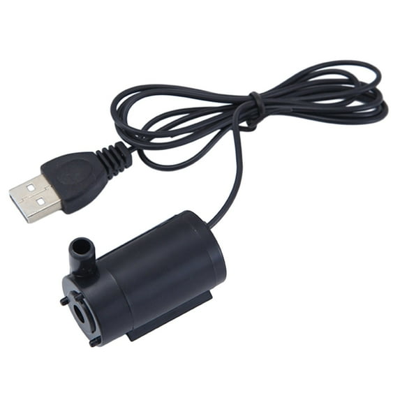 Small Water Pump Silent Submersible USB 5V 1m Cable Garden Outdoor ...