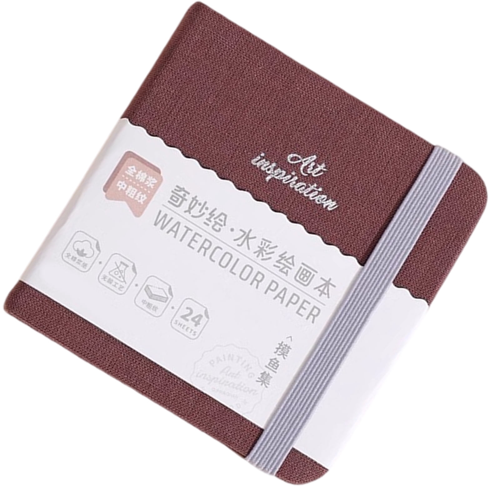 Small Watercolor Sketchpad 24 Sheets Hardcover Artists Watercolor Paper ...