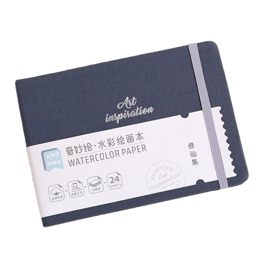 Small Watercolor Sketchpad 24 Sheets Hardcover Sketchbook Artists ...