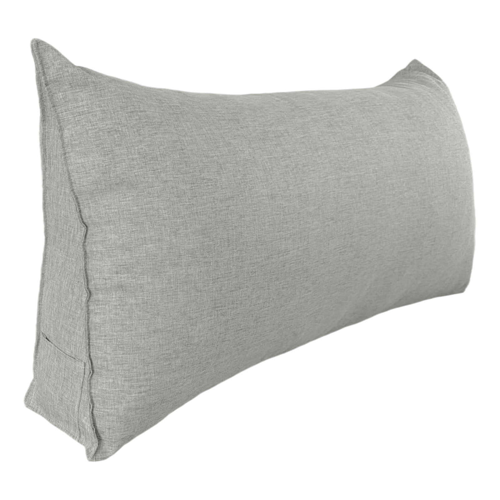 Small Wedge Pillow Headboard Reading Pillow for Sitting Up in Bed Adult ...