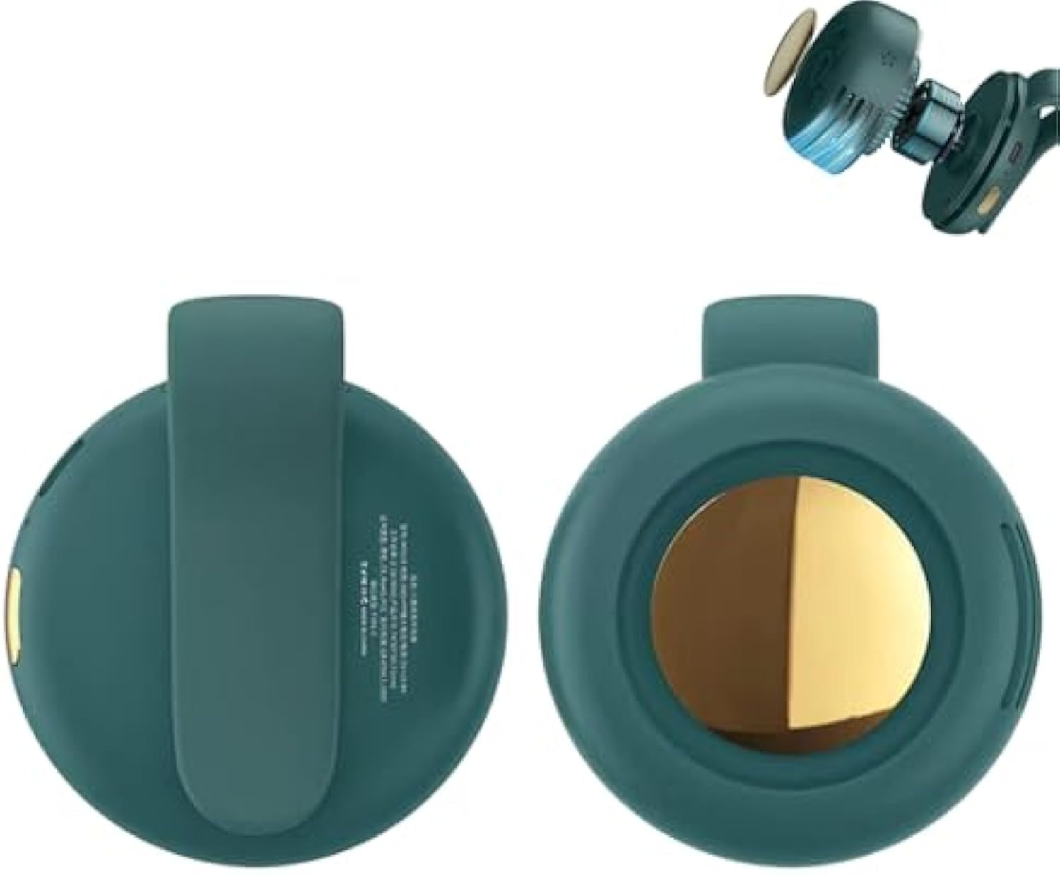 Small Whirlwind Clip Waist Neck Fan,Portable Silent Mini Bladeless Fan ...