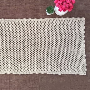 Handmade Crochet Cotton Lace Table Sofa Doily Hollow Out Tablecloth ...