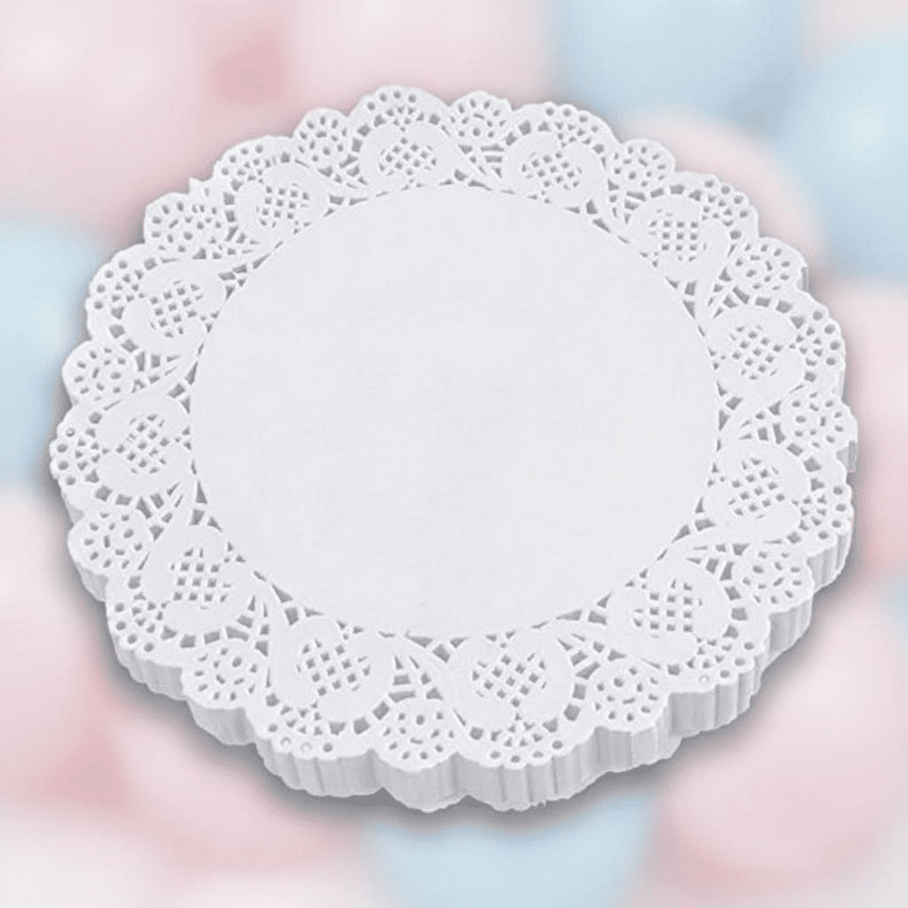 Small White Lace Paper Doilies for Crafts and Desserts, 4 Inch Round ...