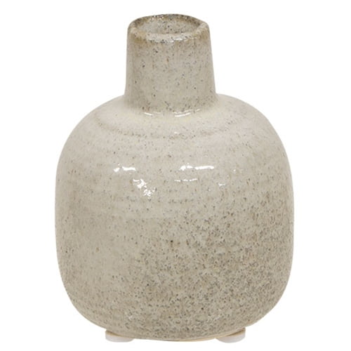 Small White Narrow Neck Porcelain Jar - Walmart.com