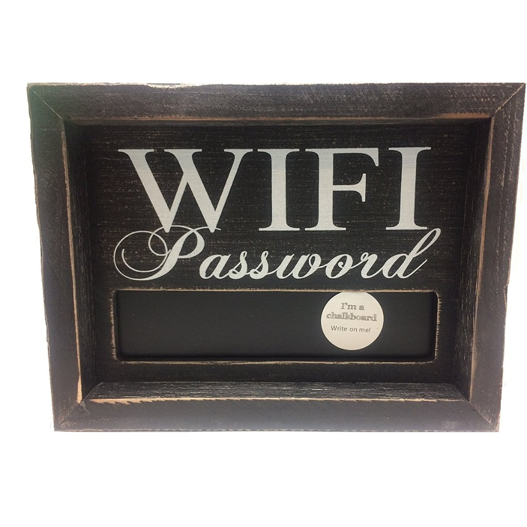 Small WiFi Password Chalkboard Sign 8 Inches x 6 Inches - Walmart.com