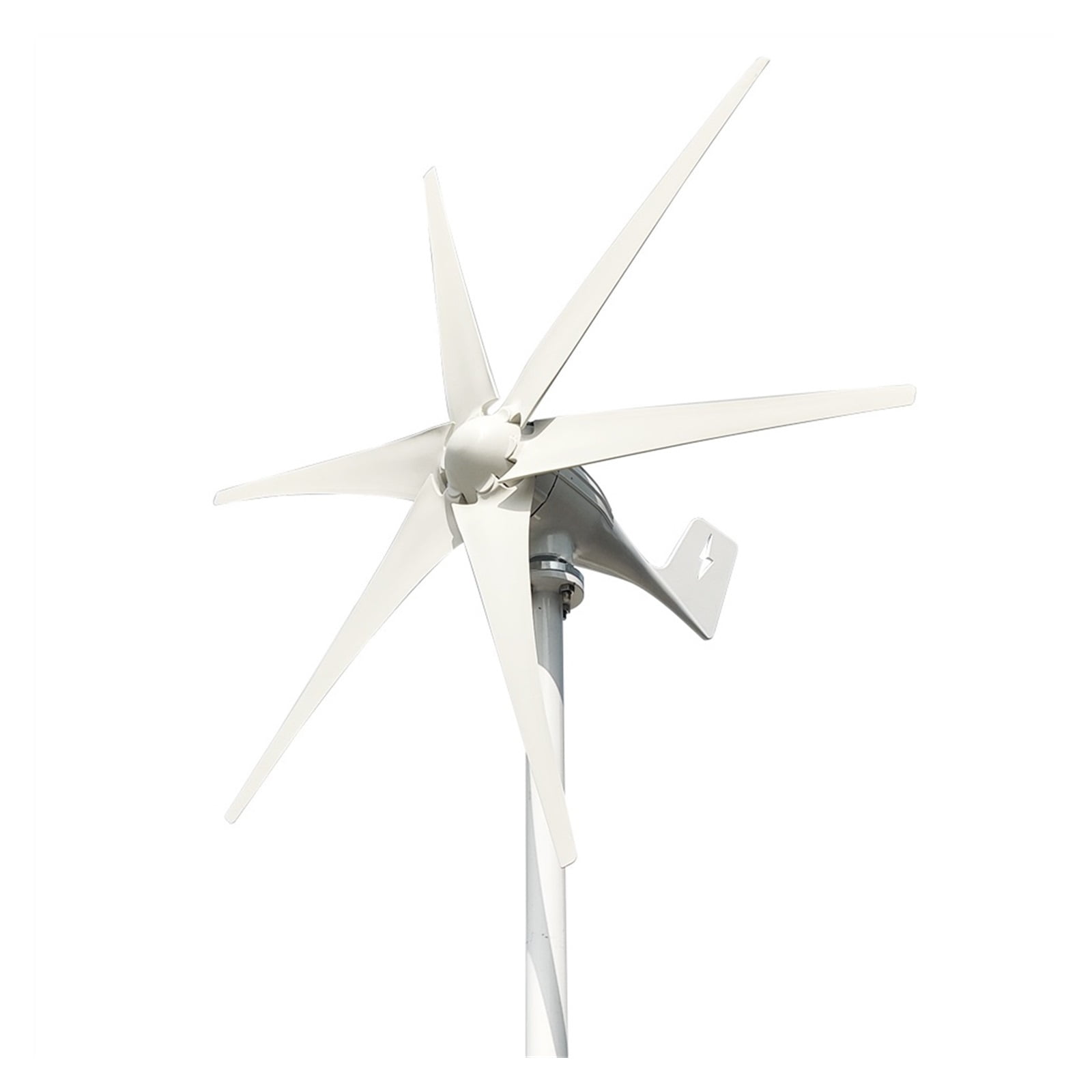 Small Wind Turbine Free Energy 3kw 3000w 48v 24v 12v 6 Blades With MPPT ...