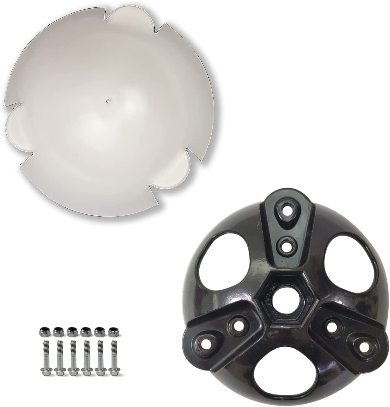 Small Wind Turbine Wheel Hub and Cap 3 Vanes Blades Screws & Nuts Kit ...
