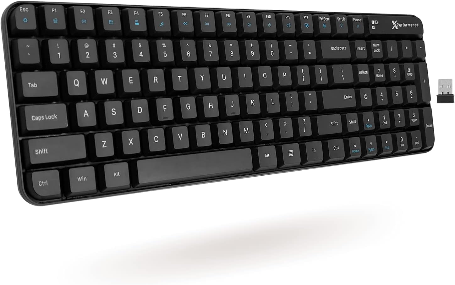 Small Wireless Keyboard, X9 Performance Wireless Keyboard for Laptop or ...