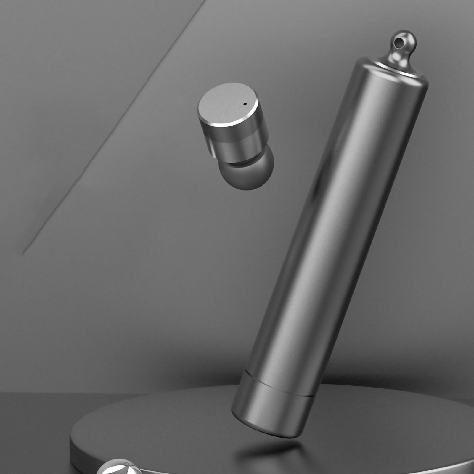 Small Wireless Sport Earbuds with Metal Case for Outdoor Running ...