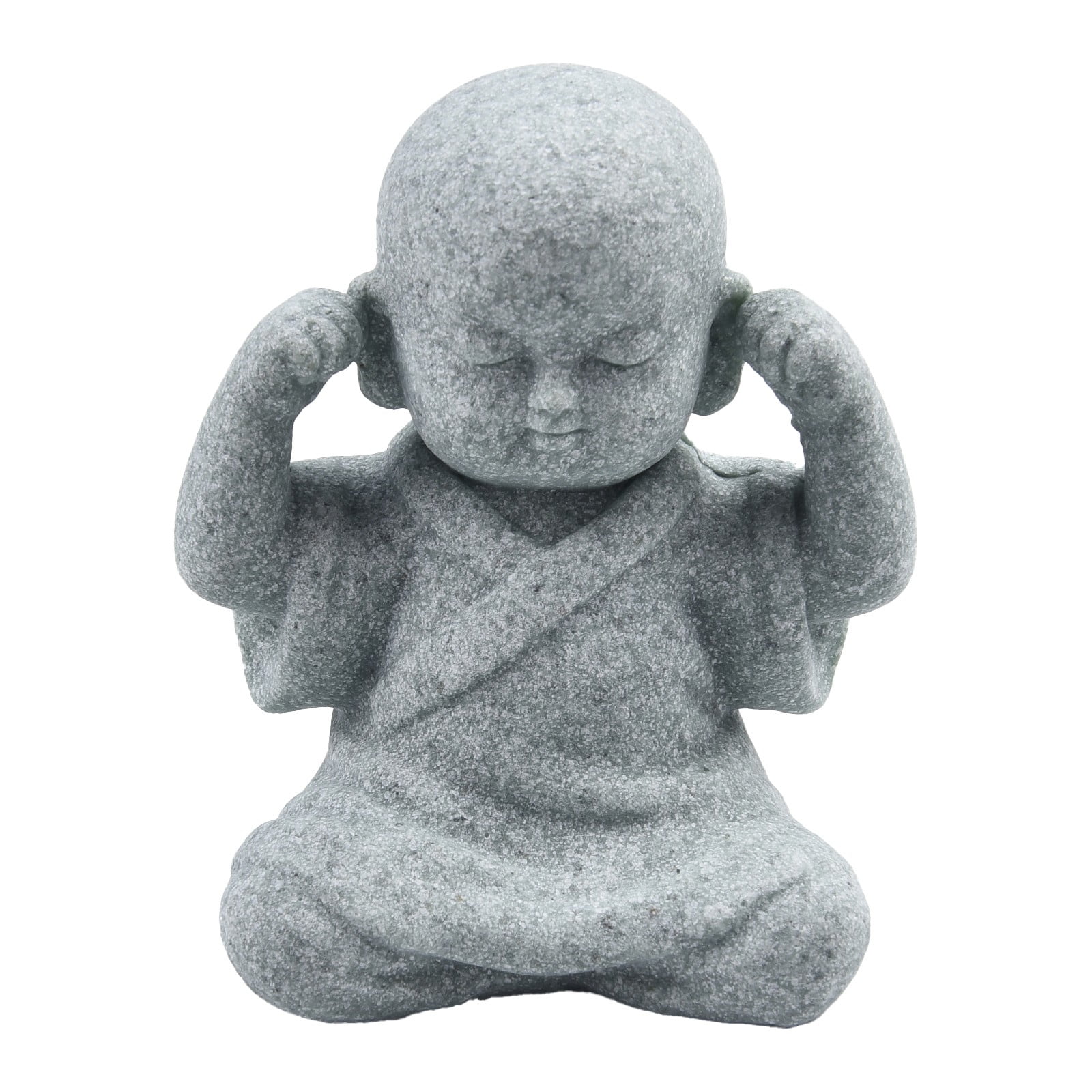 Small Wise Buddha Monk Figurines Statues See Speak Hear No Evil Garden ...