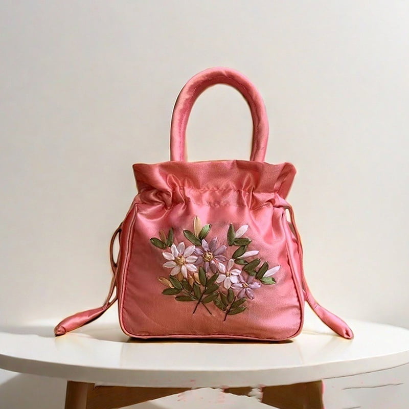 Small Women Bucket Bag Top Handle Ladies Handbag Phone Bag Summer Purse ...