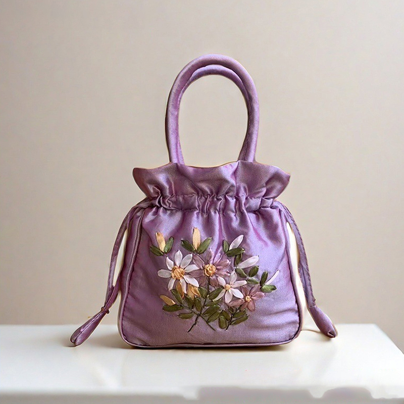 Small Women Bucket Bag Top Handle Ladies Handbag Phone Bag Summer Purse ...