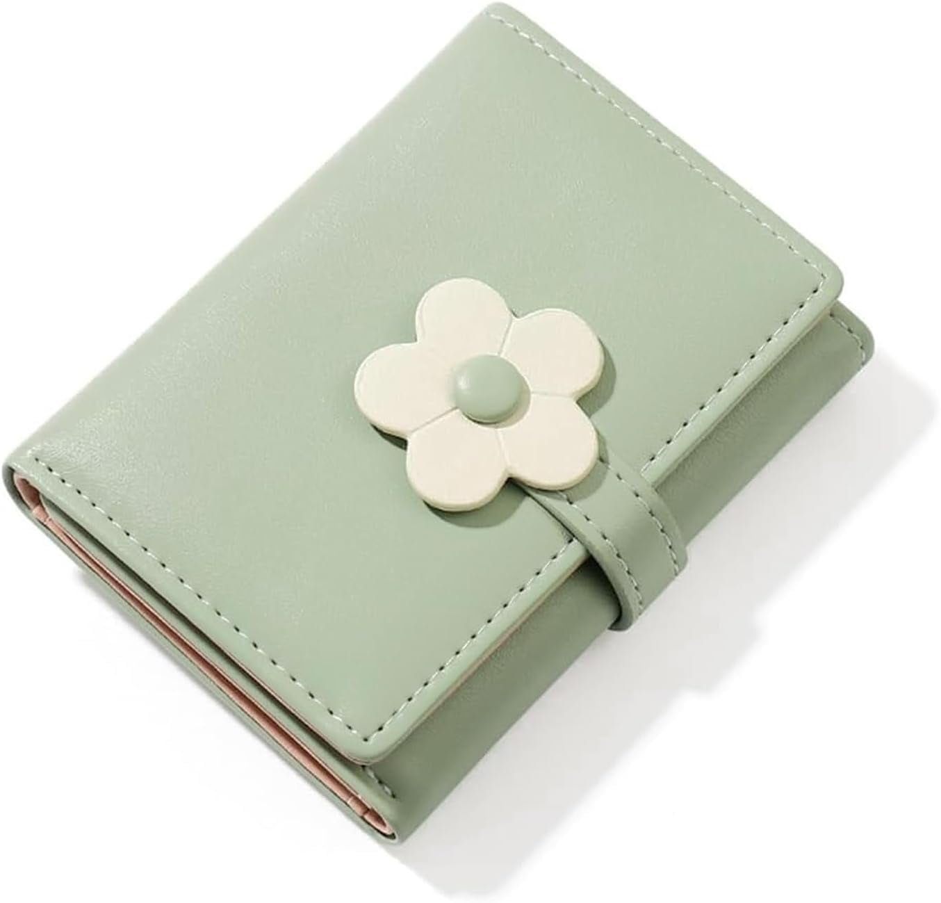 Small Womens Wallet, Cute Wallet with Small Flower Pattern PU Leather ...