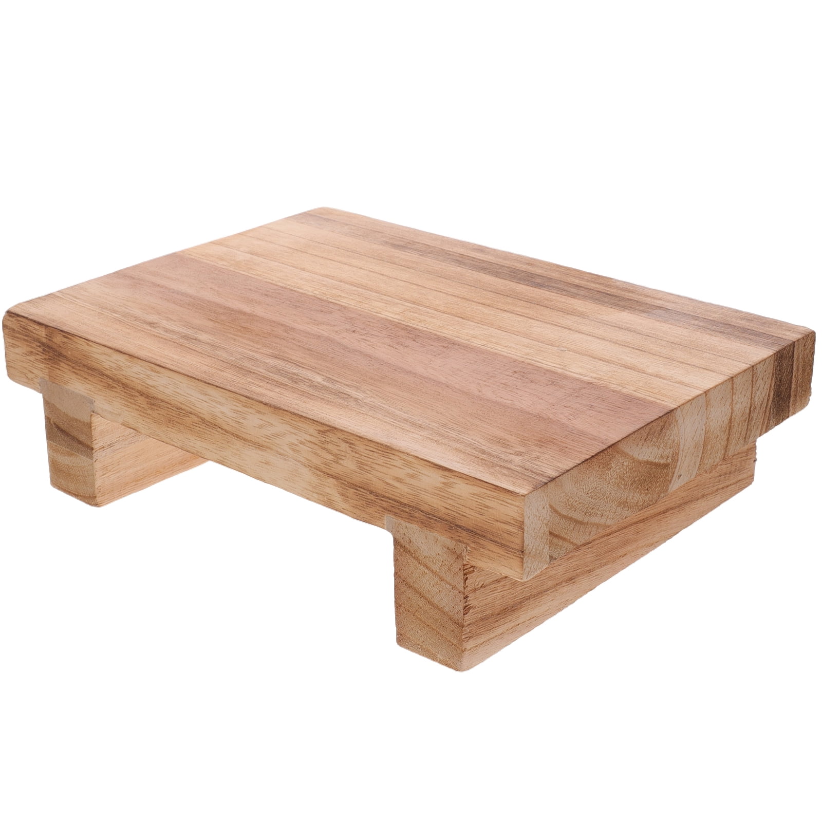 Small Wooden Footstool for Bathroom, Living Room, Office, Entryway ...