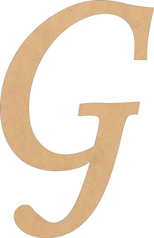 Small Wood Letters, Alphabet DIY 18'' Tall Craft G, DIY - Walmart.com