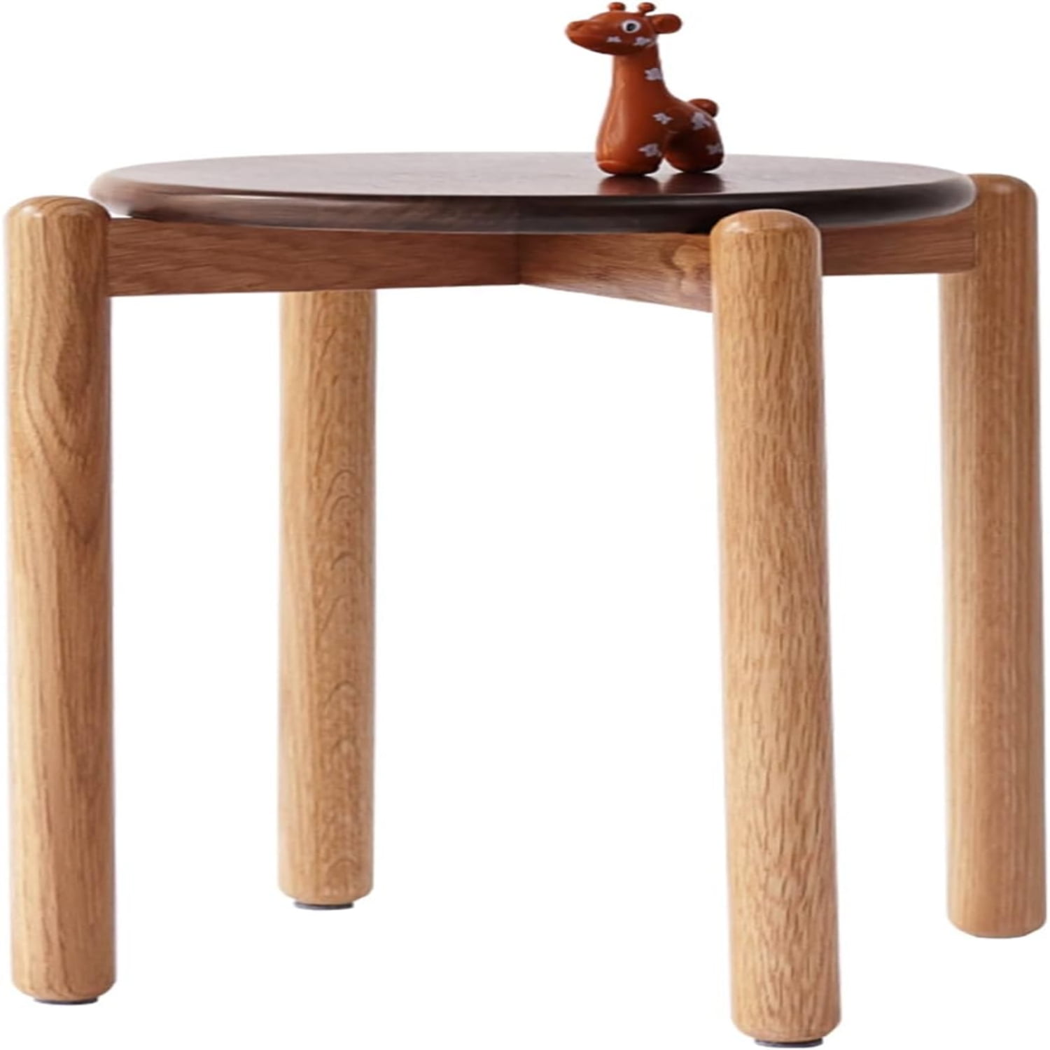Small Wood Stool 100% Oak Wood Kitchen & Dining Room Stools Kids Stools ...