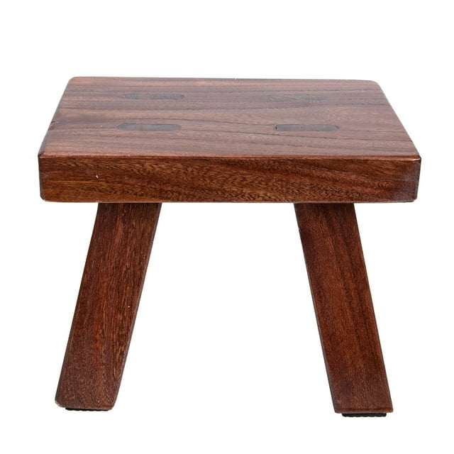 Wooden Small Stool for Adults & Kids, Multipurpose Step Stool for ...