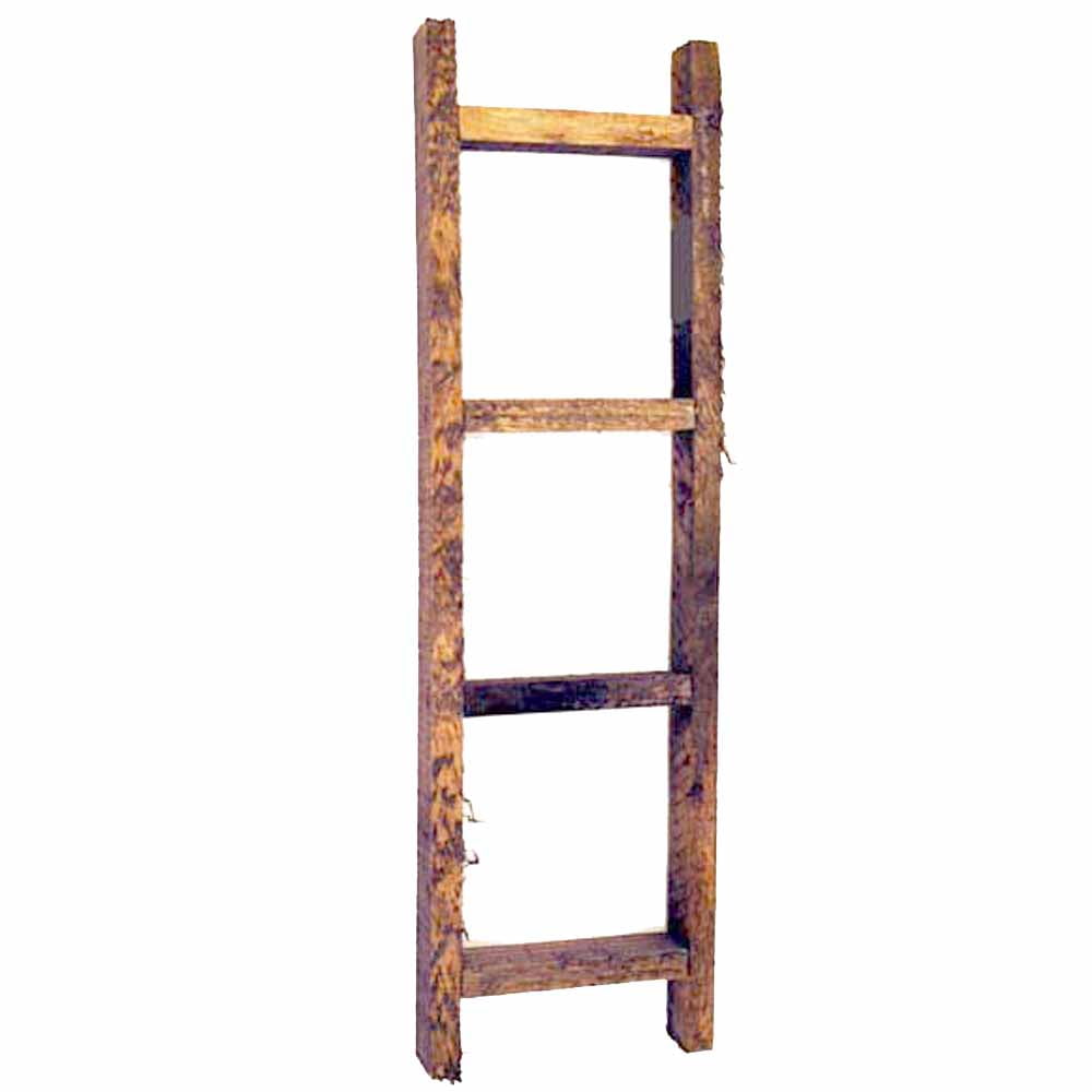 Small Wooden Decorative Ladder 20 inches - Farmhouse Country Primitive ...