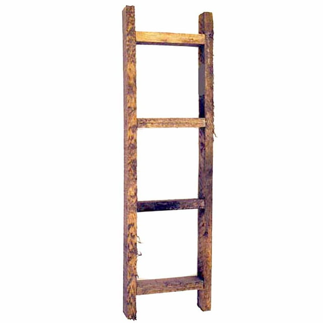 Small Wooden Decorative Ladder 20 inches - Farmhouse Country Primitive ...