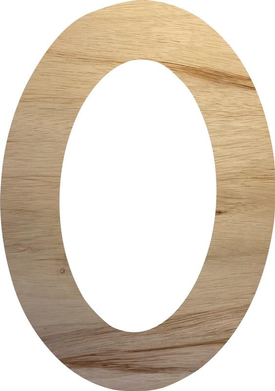 Small Wooden Letter, Real Wood Alphabet Letter O, 5'' Tall Craft DIY ...