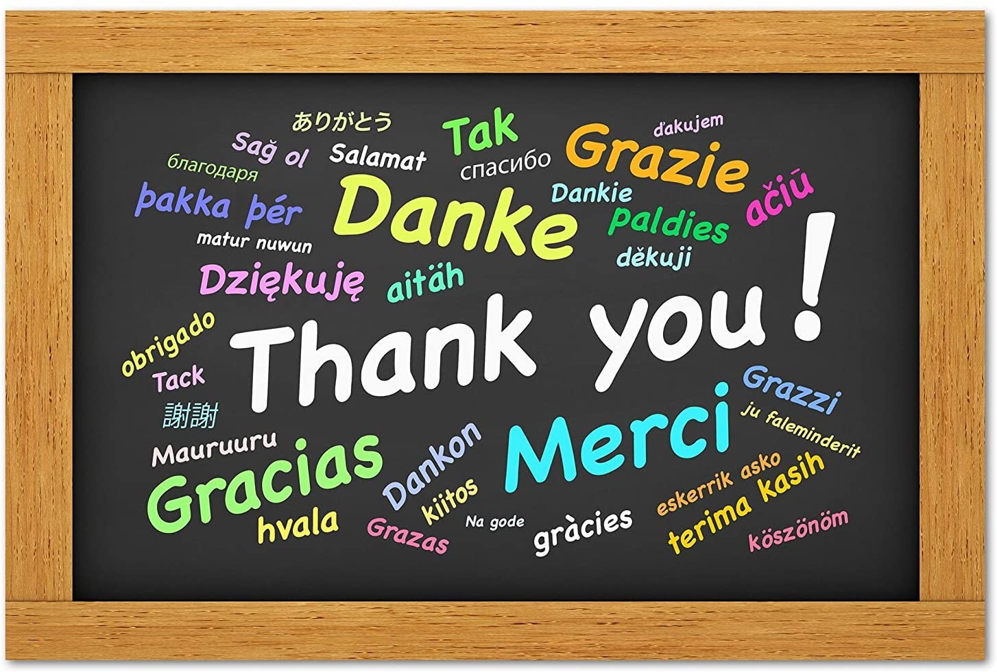 Small World Greetings Multilingual Thank You Cards 24 Count - Blank ...