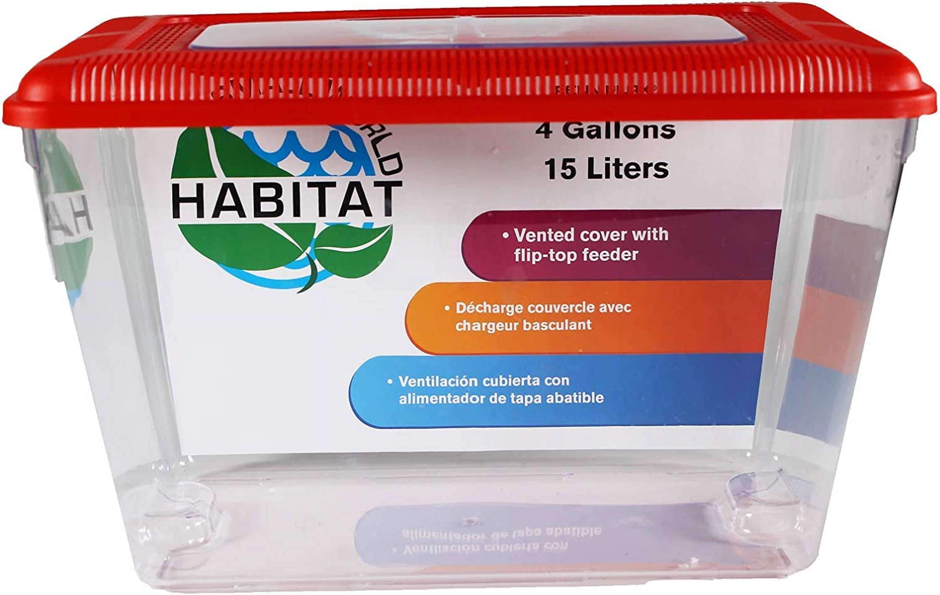 Small World Habitat – Portable Clear and Transparent Plastic Tank ...