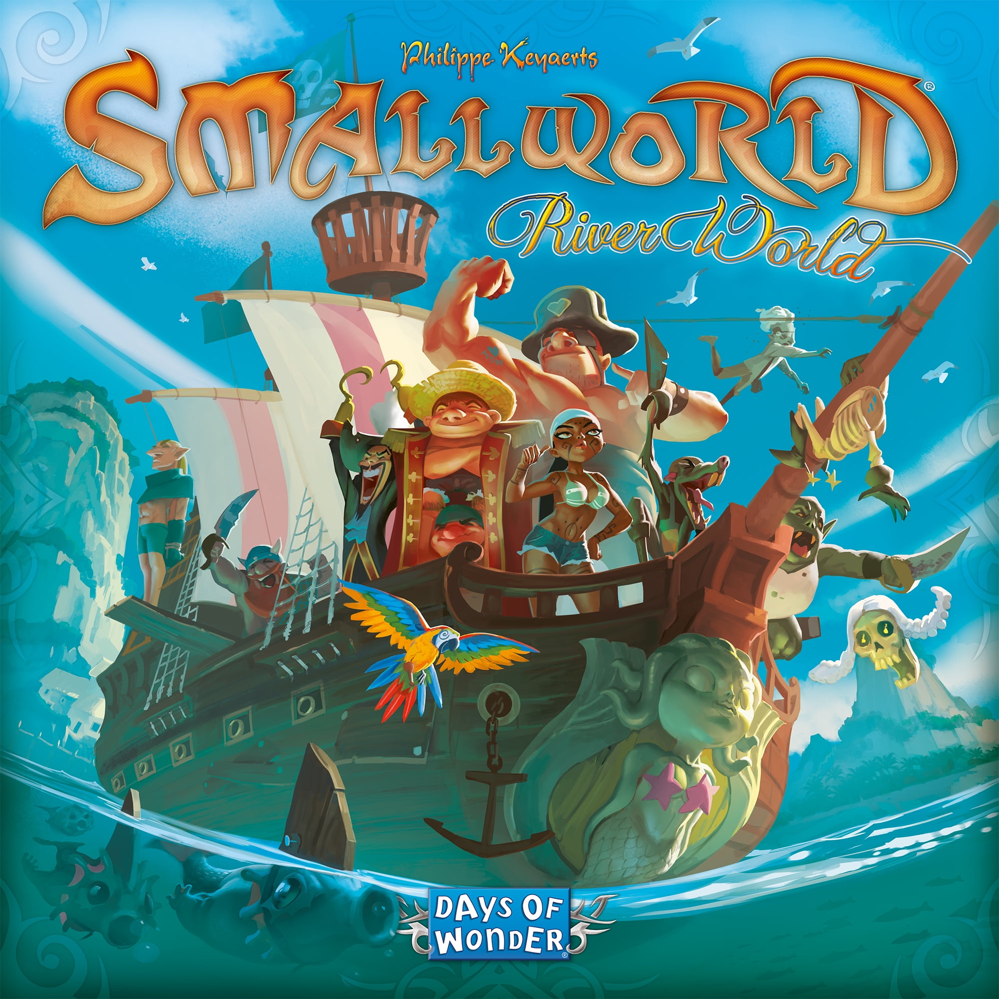 Small World Strategy Board Game: River World Expansion for Ages 8 and ...