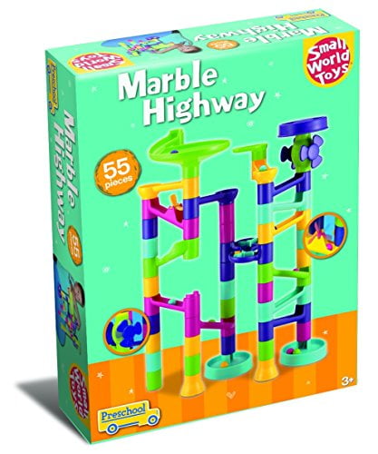 Small World Toys Preschool - Marble Highway Toy 55 Pc. Set - Walmart.com
