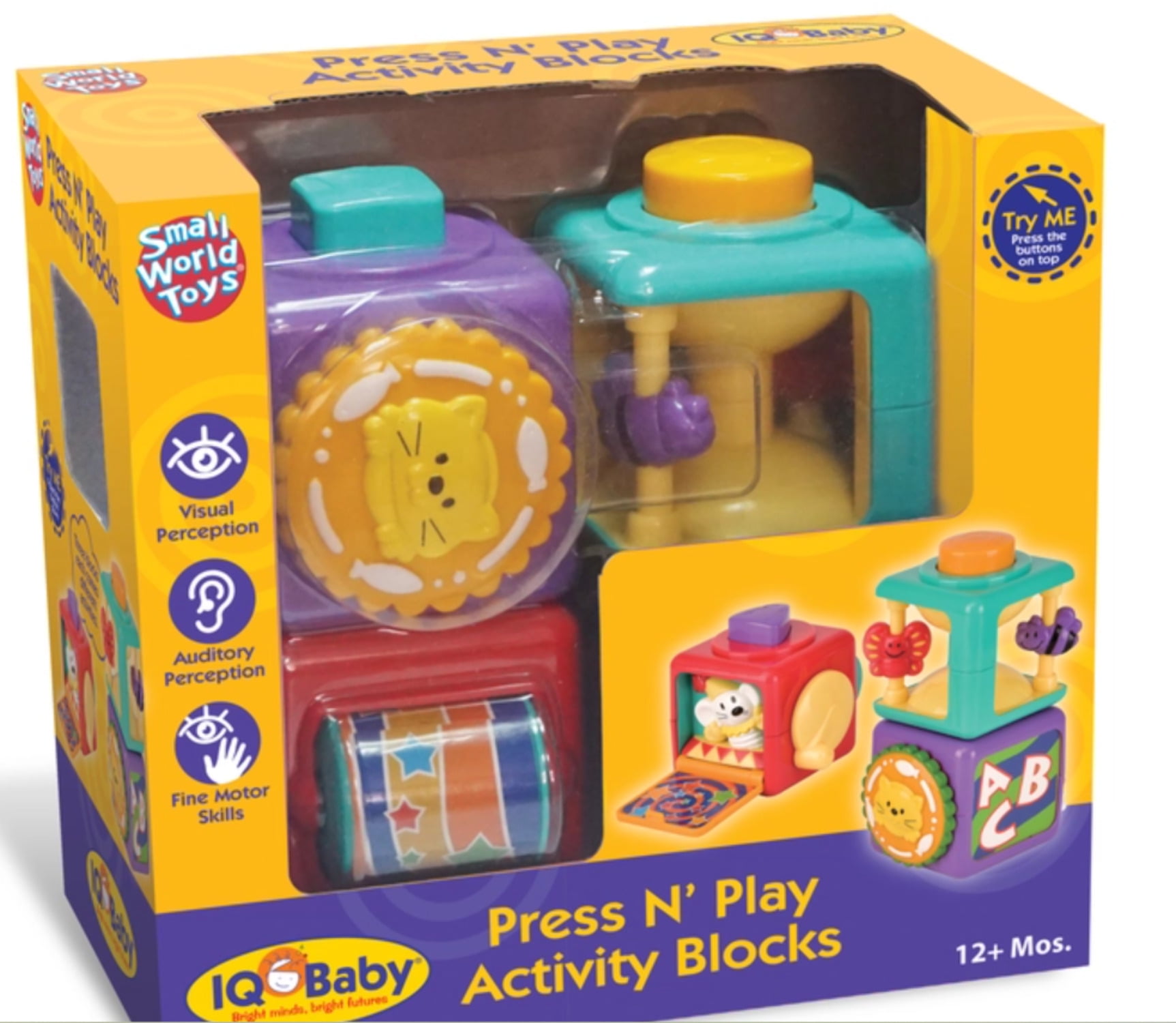 Small World Toys Press n' Play Activity Blocks - Walmart.com