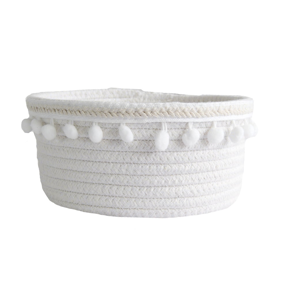 Small Woven Storage Basket, Used For Organization, Small Cotton Rope ...