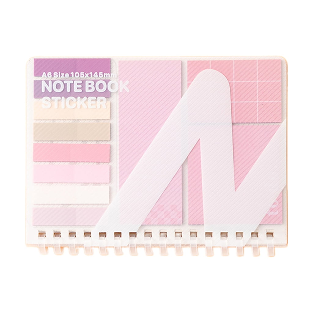 Small Writing Notepad and Adhesive Note Set Portable Notebook with ...