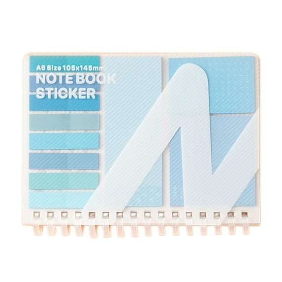Small Writing Notepad and Adhesive Note Set Portable Notebook with ...