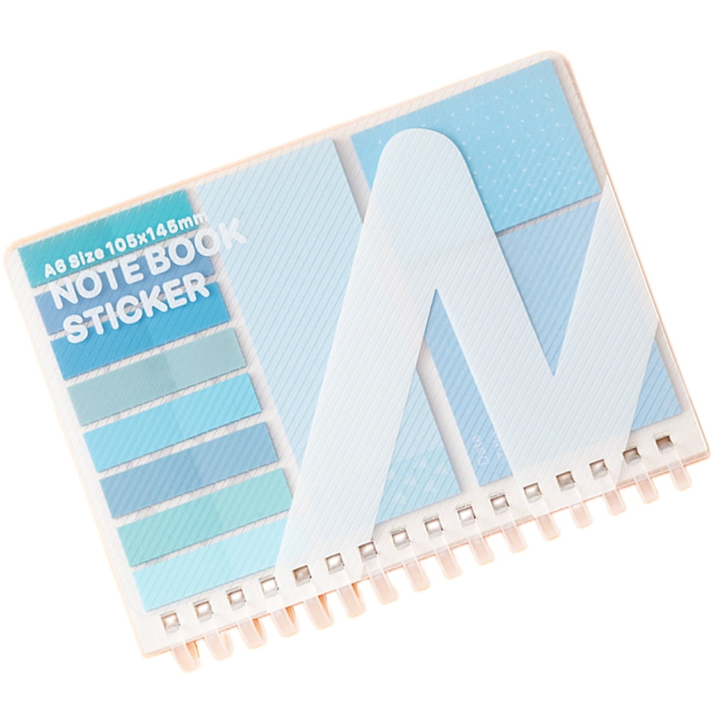 Small Writing Notepad and Adhesive Note Set Portable Notebook with ...