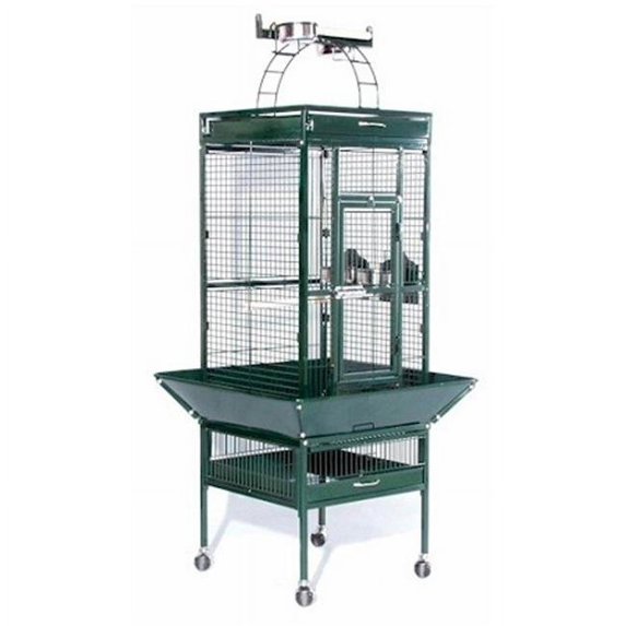 Small Wrought Iron Select Bird Cage - Chalk White - Walmart.com