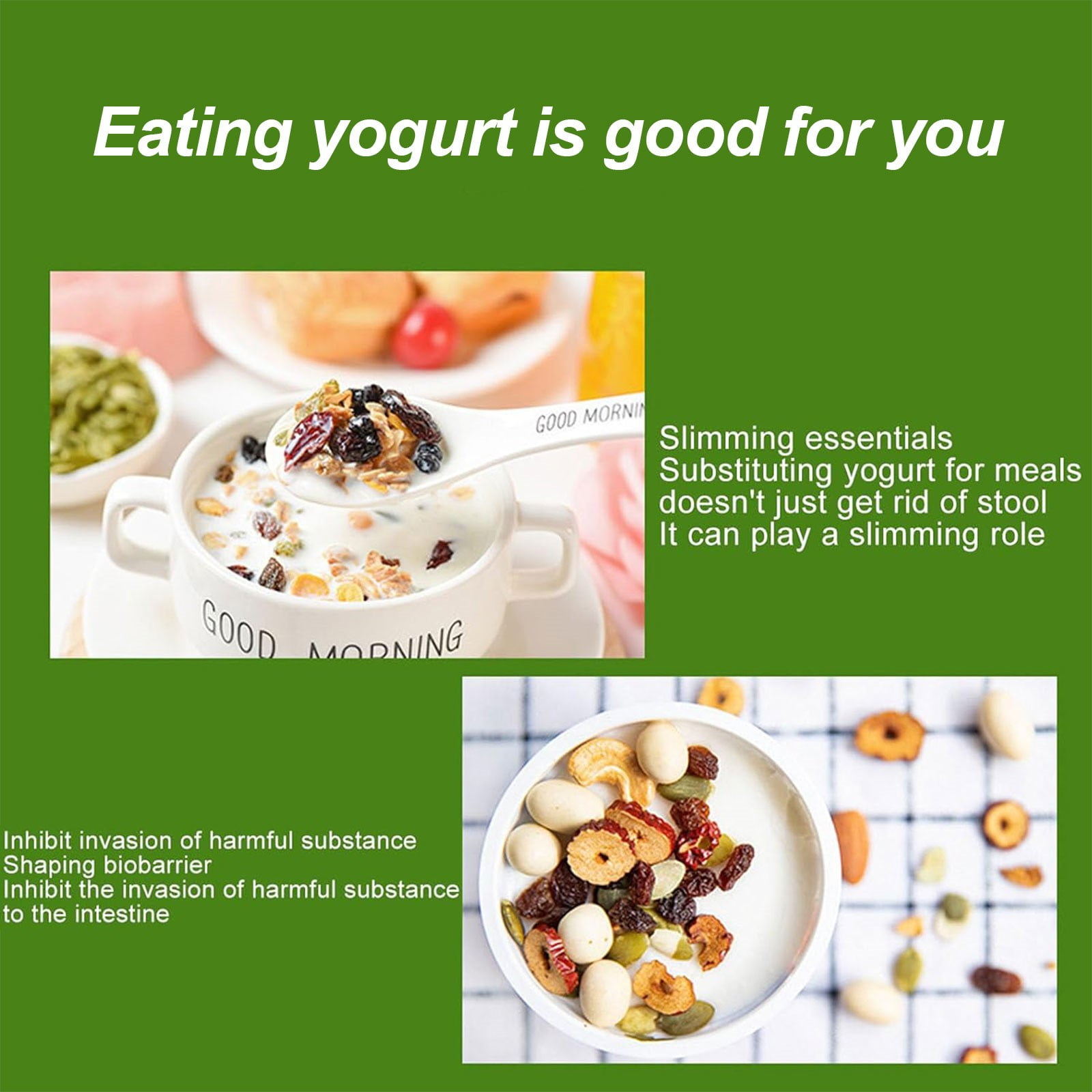 Small Yogurt Maker, Compact DIY Yogurt Maker Machine with Reusable ...