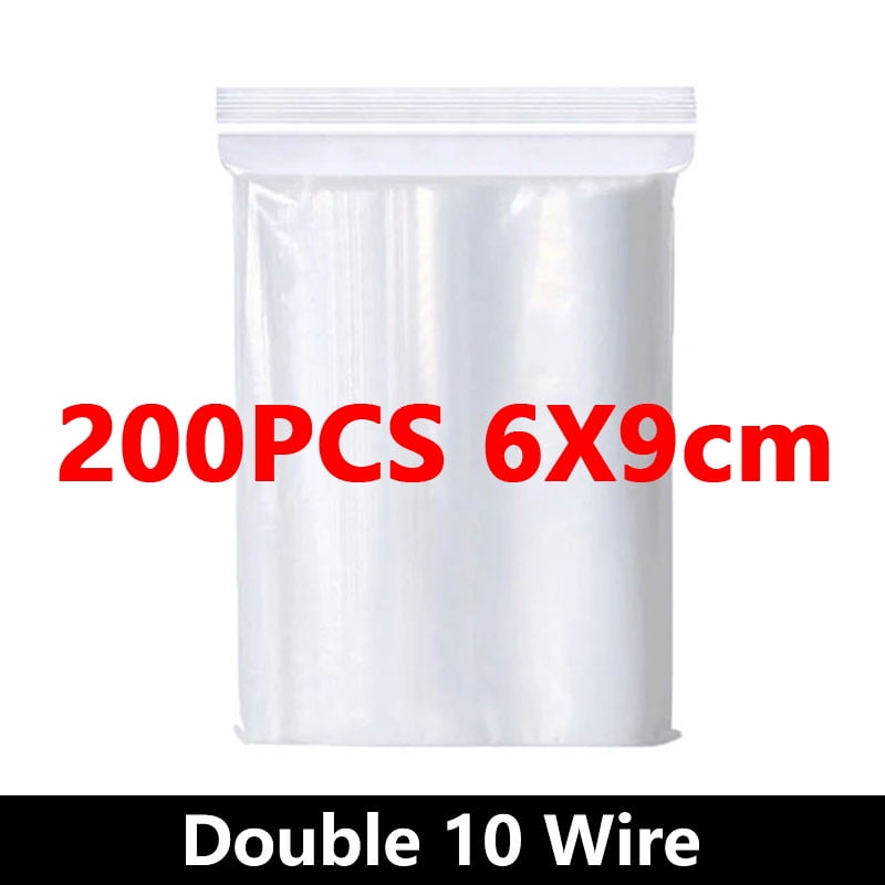 Small Zip Lock Plastic Bags Reclosable Transparent Bag Vacuum Storage ...