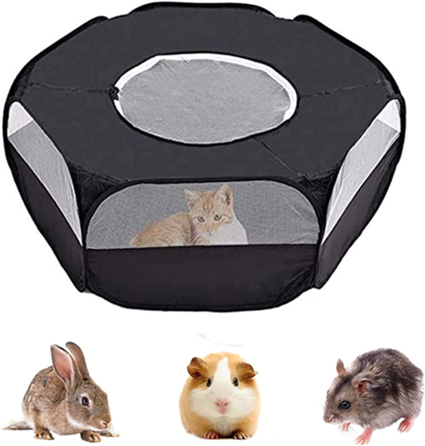 Small animal cage, pet fence, play tent, portable for hamsters, guinea ...