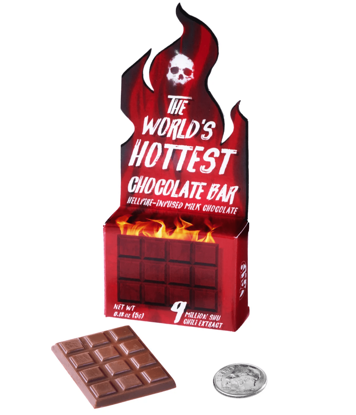 Small but intense bar of super spicy chocolate.- World's Hottest ...