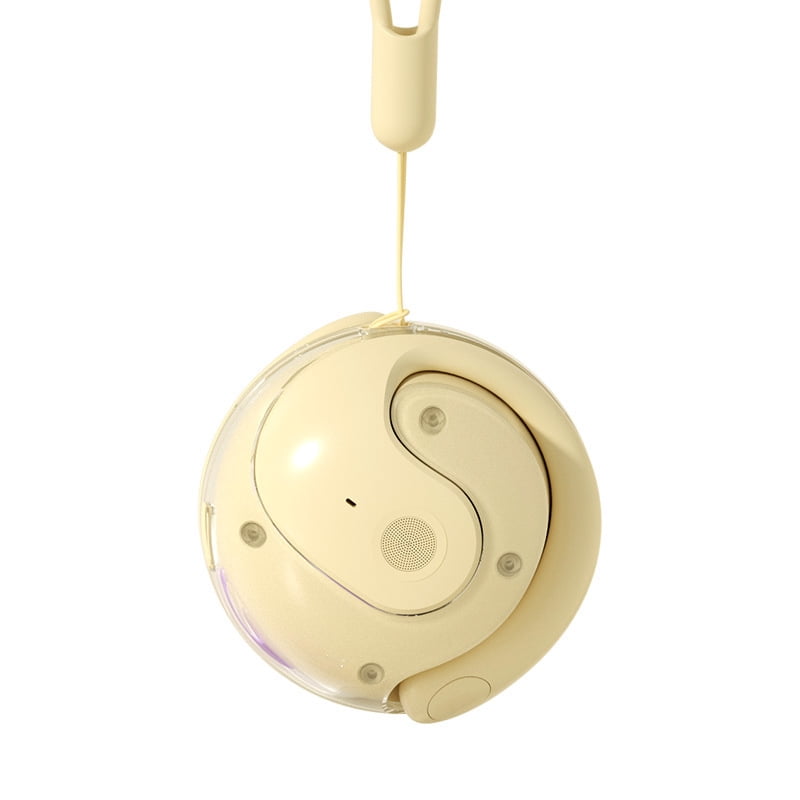 Small coconut ball TWS Bluetooth earphone Hanging ear bone conduction ...