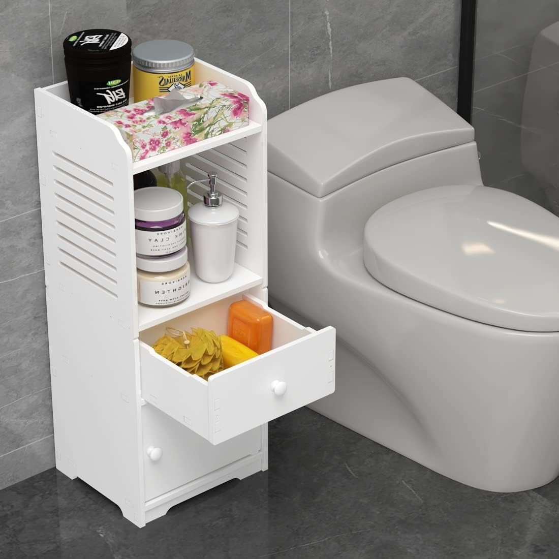 Small floor standing bathroom storage cabinet, bathroom storage cabinet ...