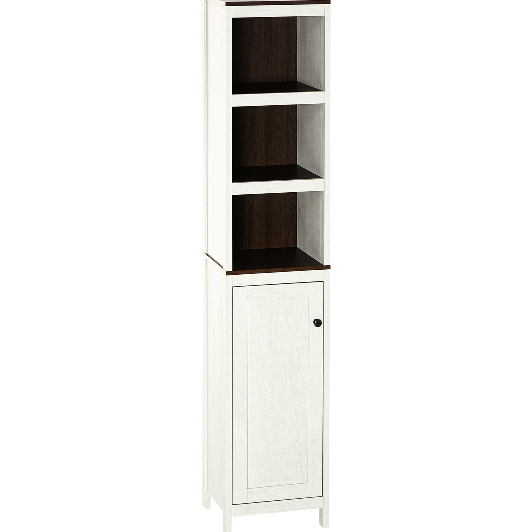 Small - footprint & Open Shelves - Tight Bathroom Corners, Easy Access ...