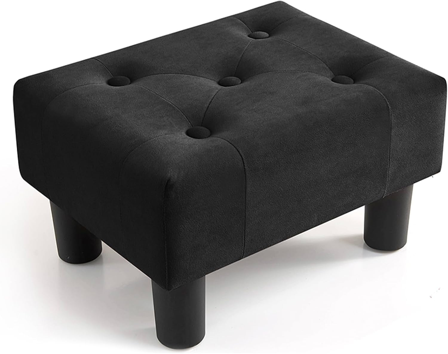 Small footstool footrest, velvet footstool footrest with legs ...