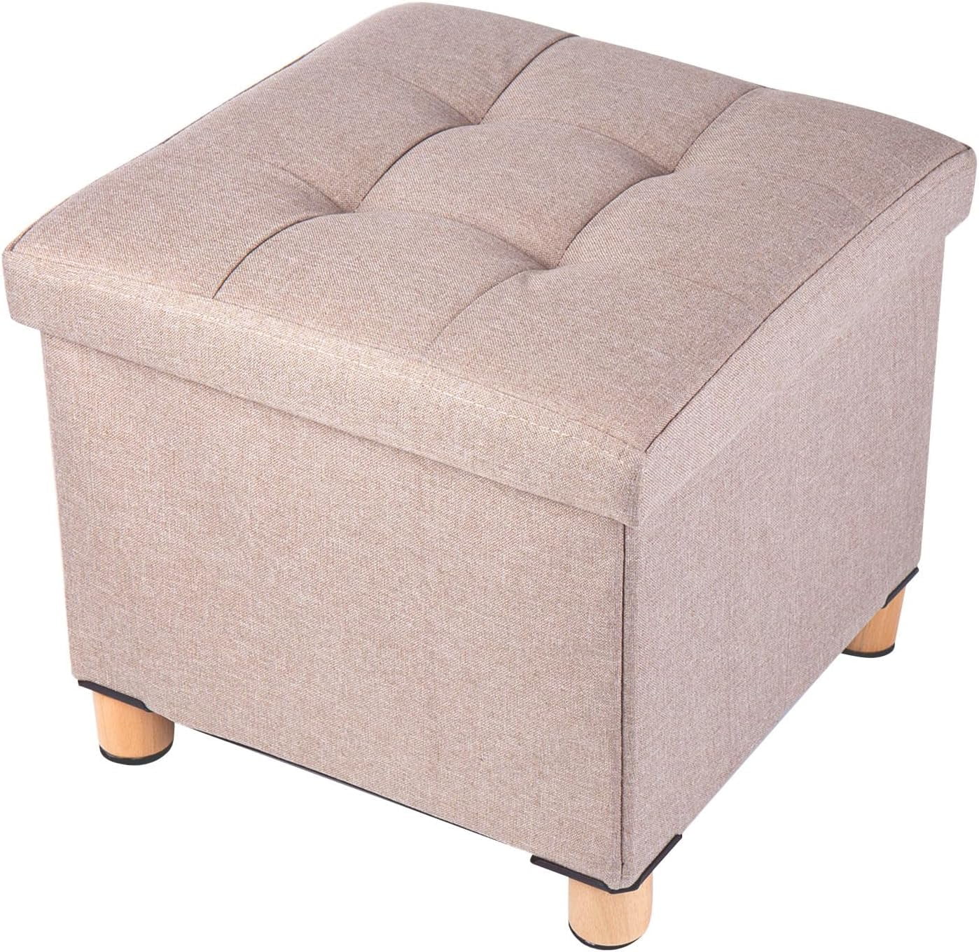 Small footstool with storage space, footstool storage cabinet, sofa ...