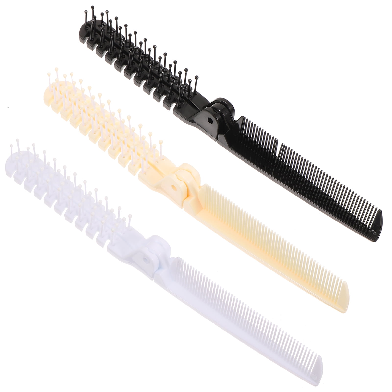 Small for Hair Folding Brush Comb Compact Foldable Style Tools Travel ...