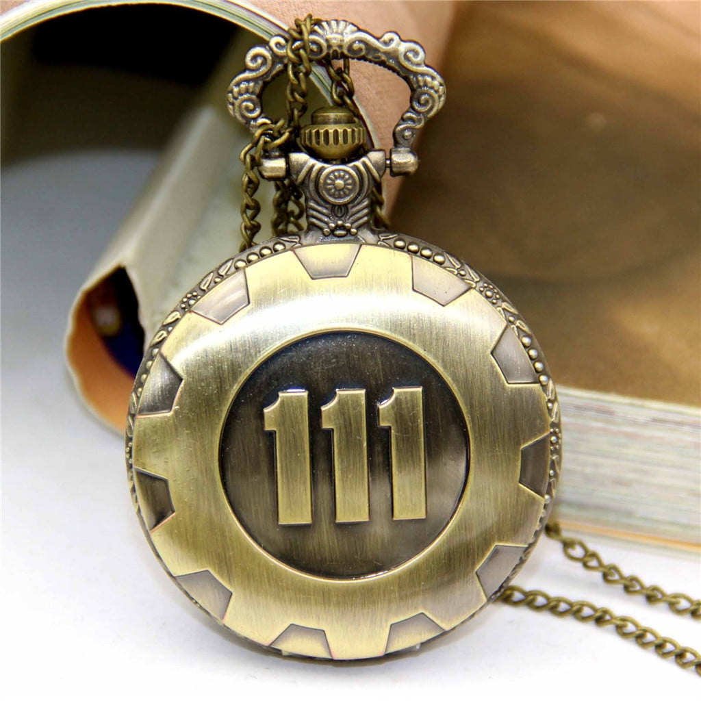 Small for Men Pattern Vintage Quartz Roman Numerals Pocket Watch ...