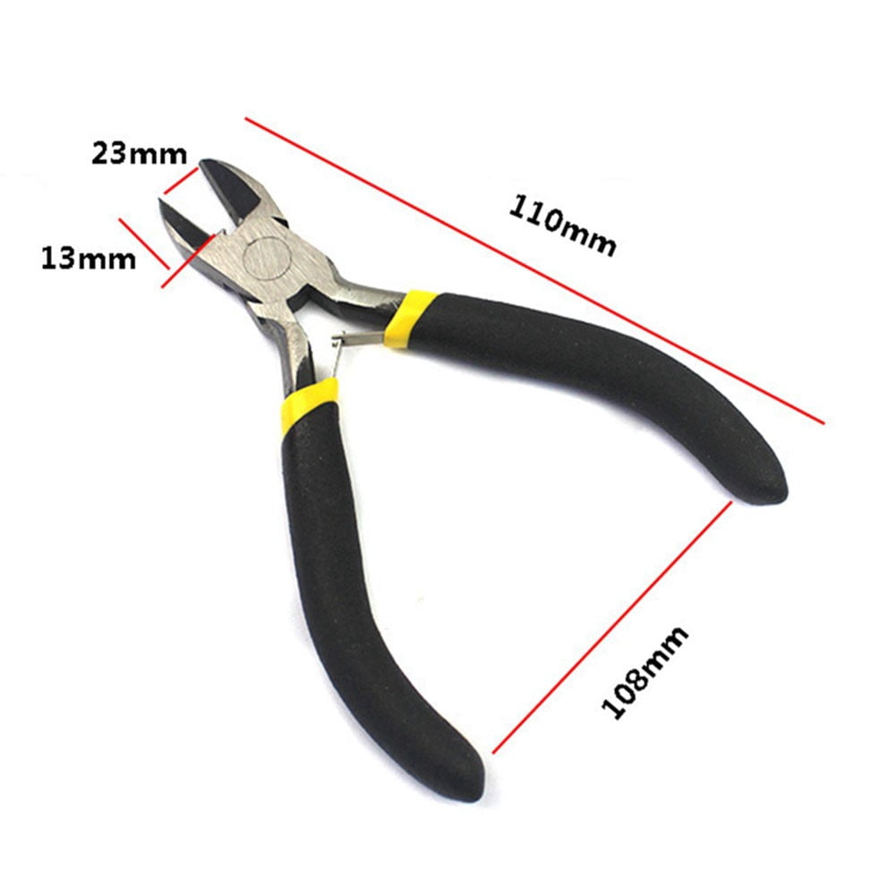 Small for Precision Craft Jewellery Bent Flat Nose Side Round End cut ...