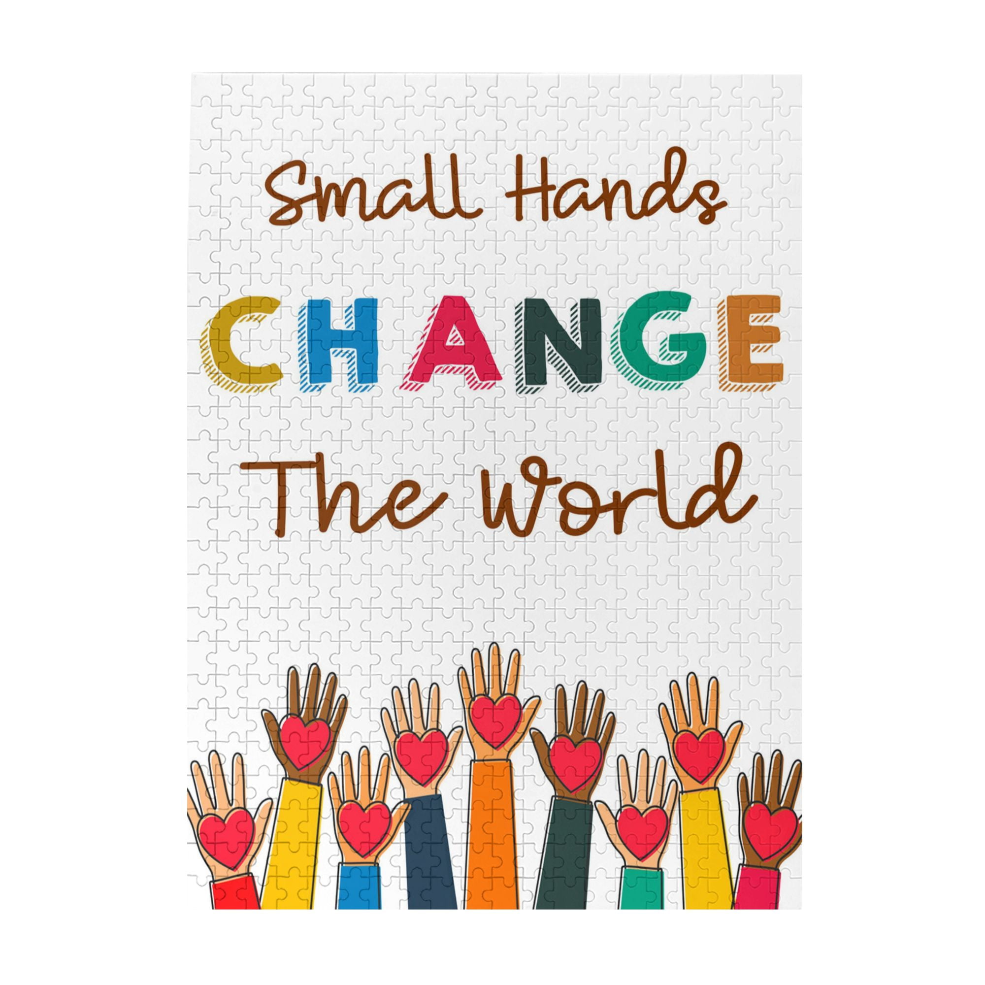 Small hangs change the worlds Puzzle, Change The World Diversity Wall ...