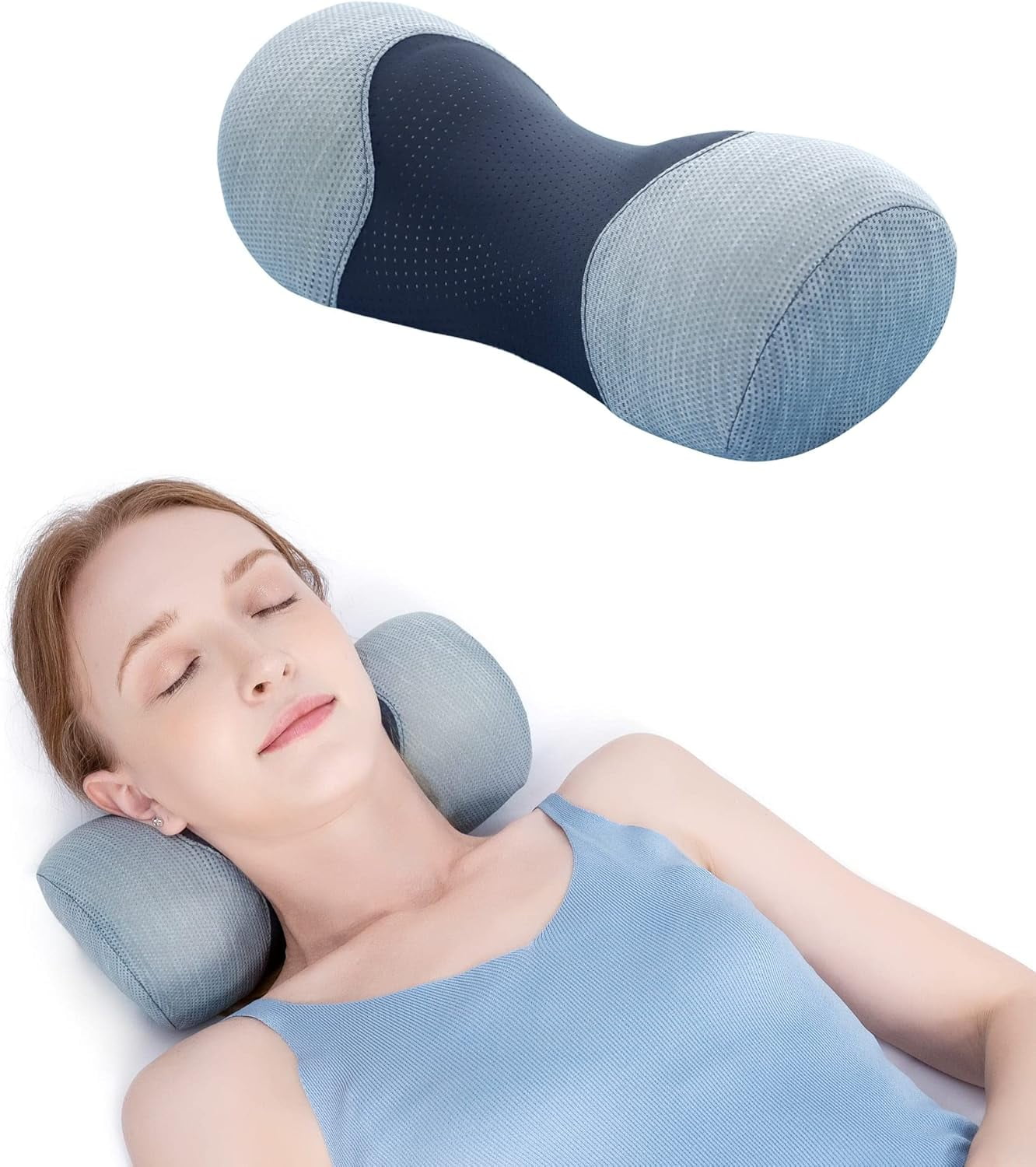 Small neck pillow, say goodbye to neck pain, cervical memory foam ...