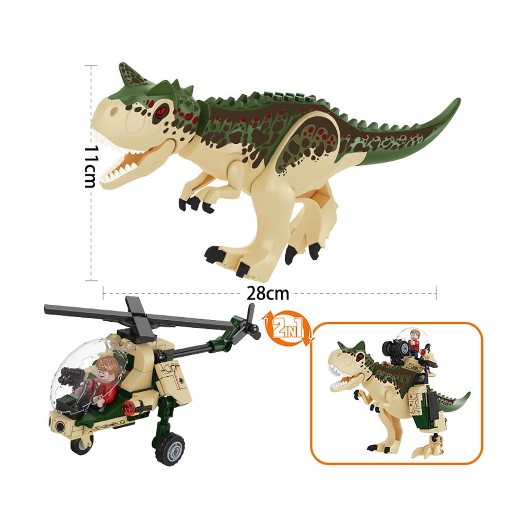 Small particle assembled dinosaur model toy carnivorous dragon (3730-3 ...